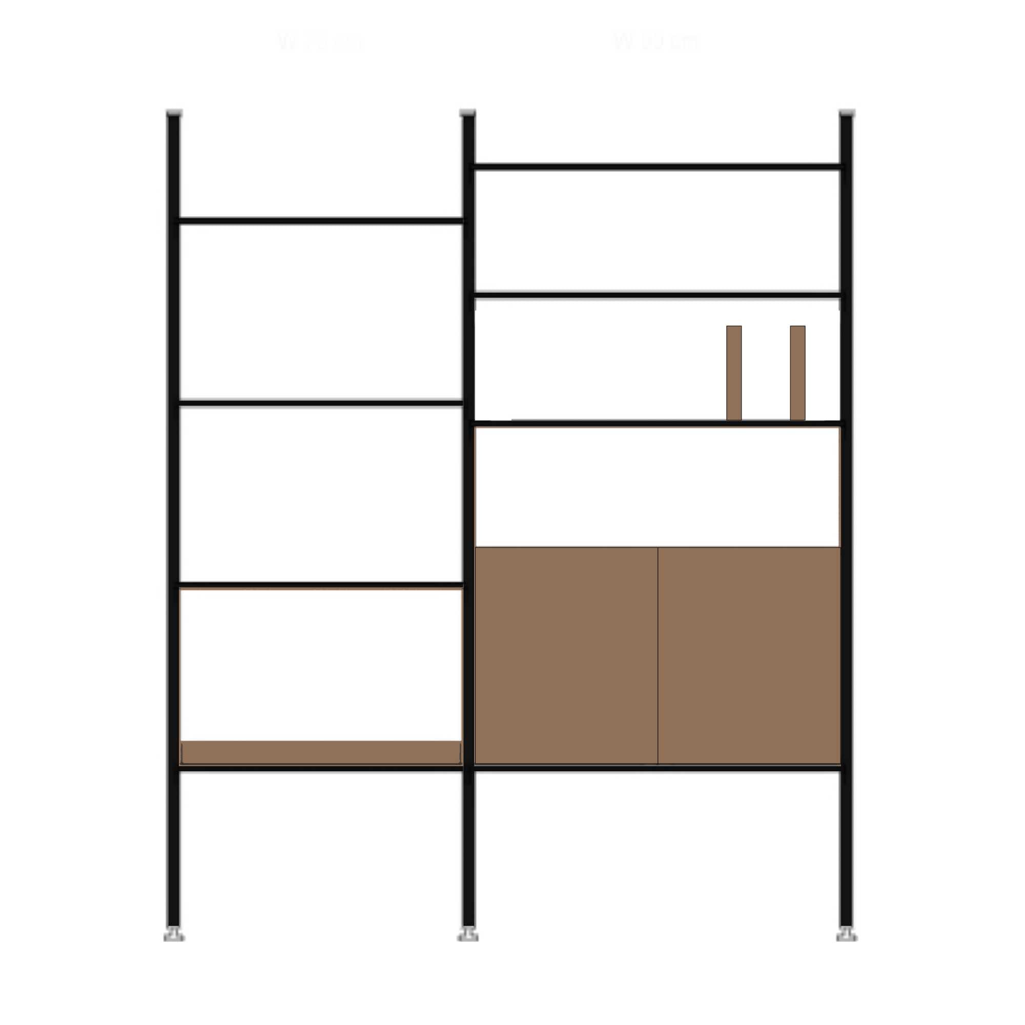 Hay New Order shelf with door 100cm - HOMELESS.hk