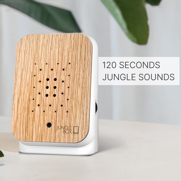 Relaxound Junglebox motion sensor soundbox, Oak - HOMELESS.hk