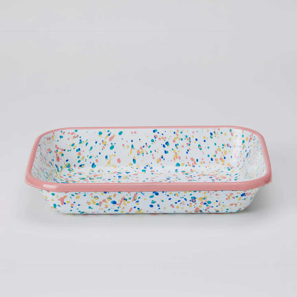 Kapka Enamel Wonder Wheel Big Meze Plate, Pink - HOMELESS.hk