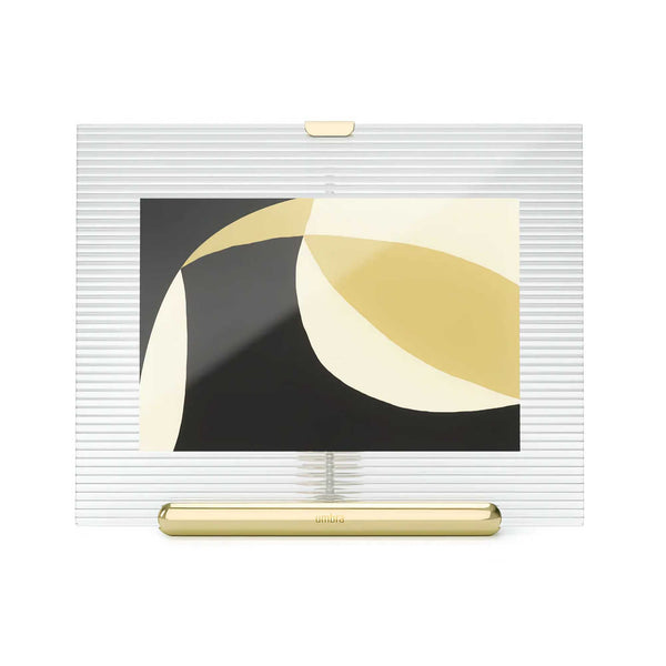 Umbra Flute Picture Frame 5x7", brass - HOMELESS.hk