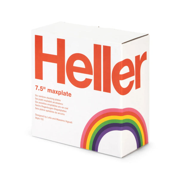 Heller Max Dinnerware Salad Plate Rainbow Set/6 - HOMELESS.hk