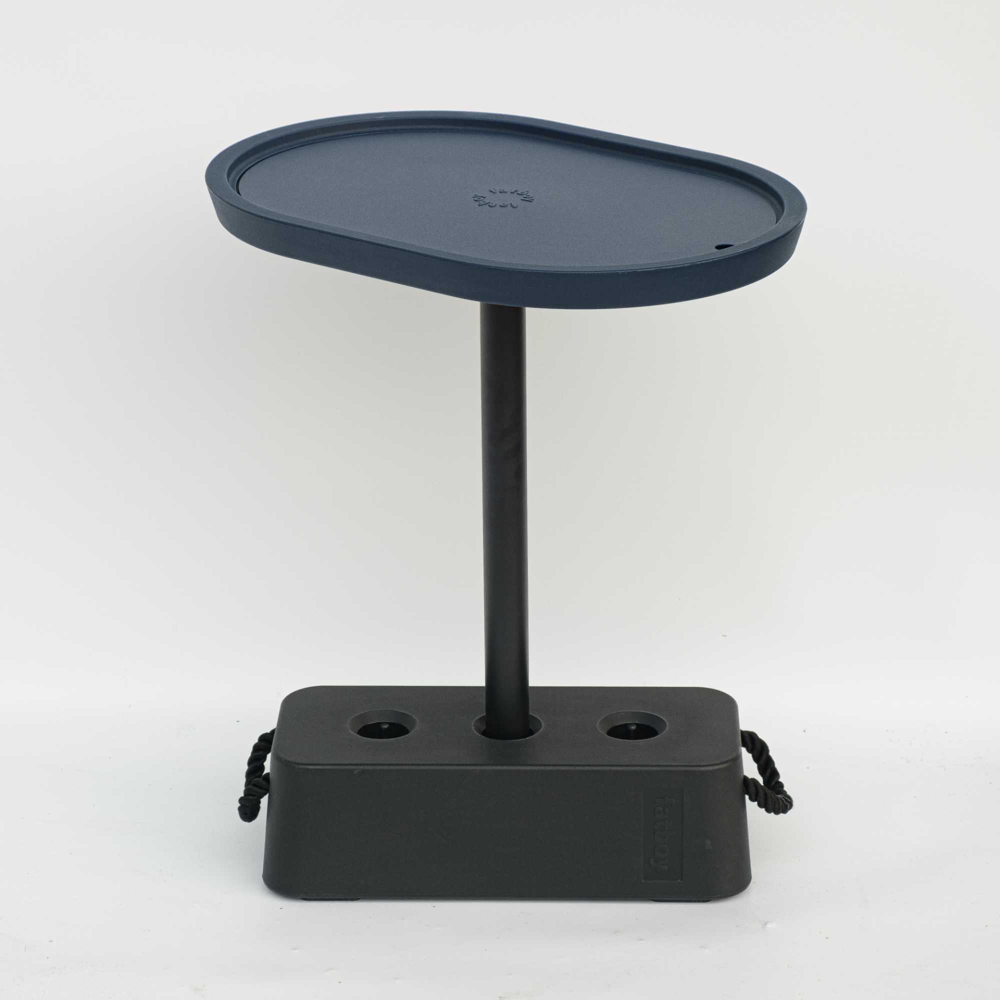 Hay Rebar Rectangular Side Table, Black Marble (L75xW44 cm) | HOMELESS.hk