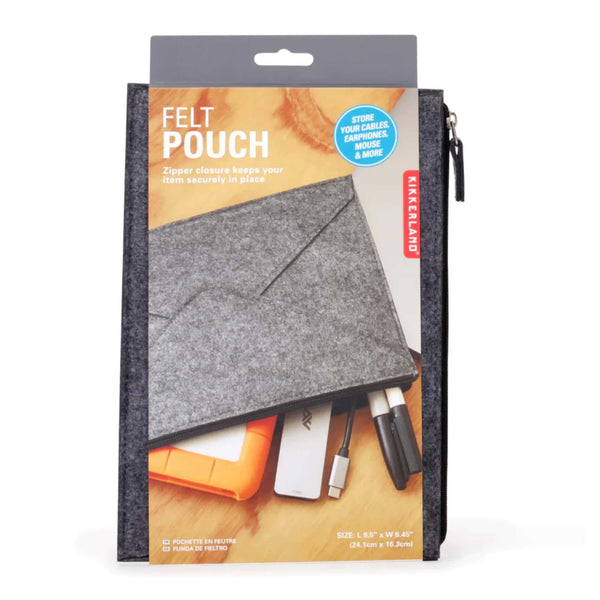 Kikkerland Felt Zippered Sleeve - HOMELESS.hk