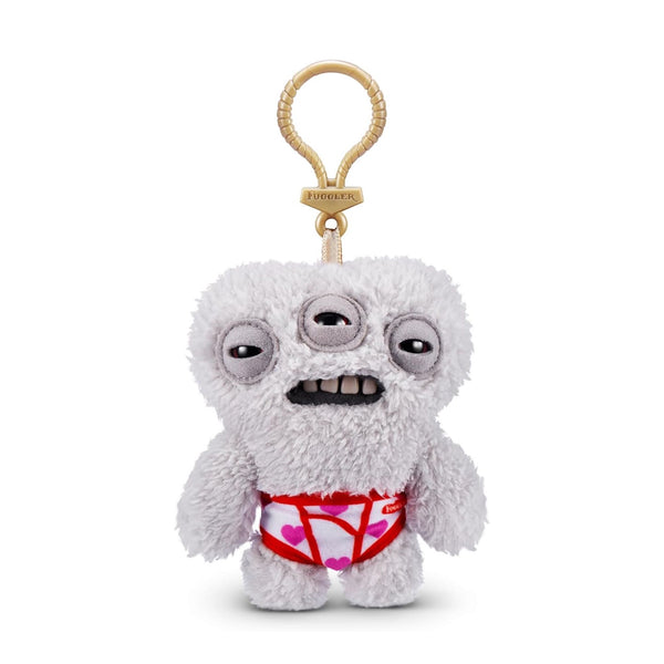 Fuggler key ring, annoyed alien grey - HOMELESS.hk