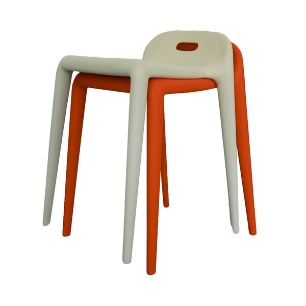 Magis Yuyu stool set, Beige & Orange - HOMELESS.hk