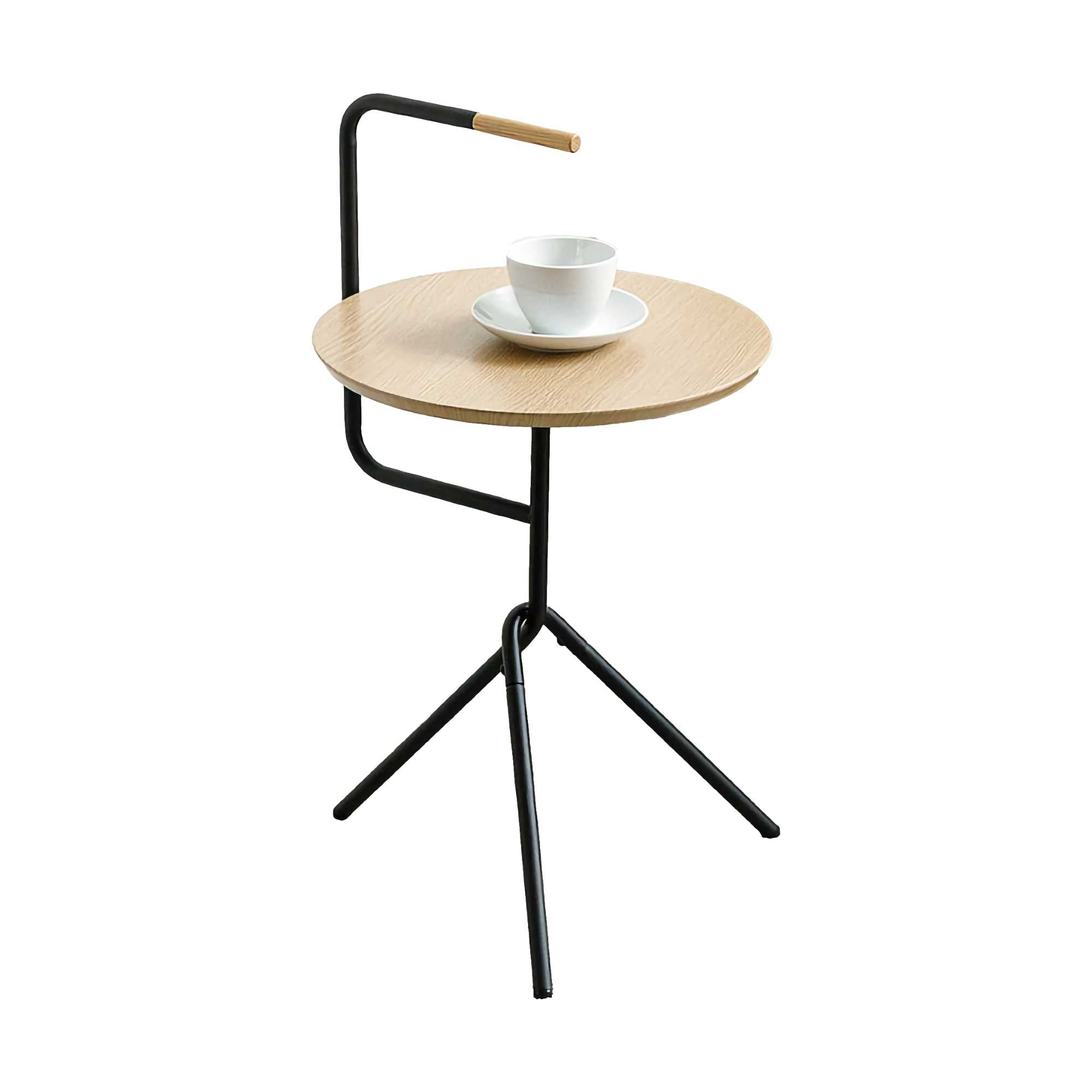 Hay Rebar Round Side Table , Black Marble (Φ45) | HOMELESS.hk