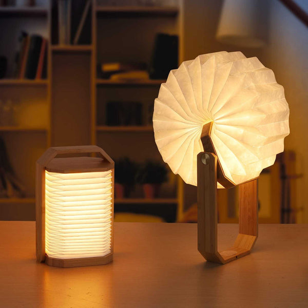 Gingko Smart Origami lamp, japanese bamboo - HOMELESS.hk