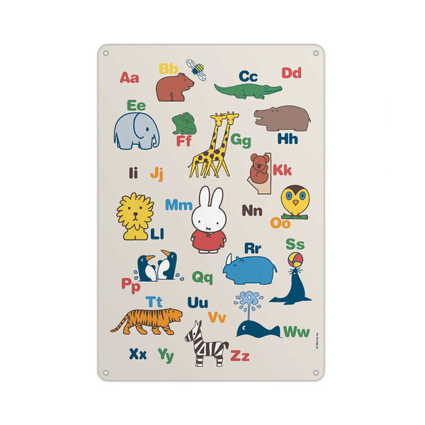 Star Edition Miffy metal sign, alphabet - HOMELESS.hk