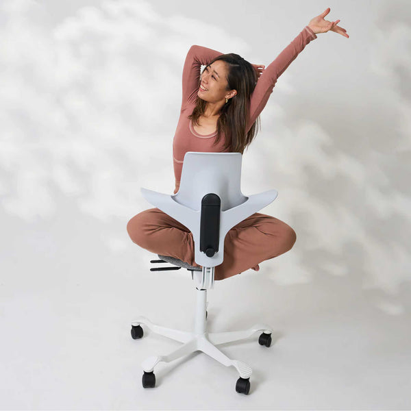 Hag Capisco Puls 8020 fabric, arda grey/white - HOMELESS.hk