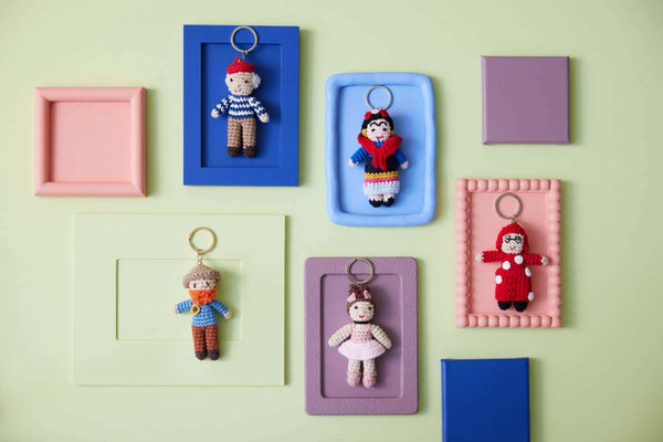 Global Affairs Yayoi crochet keyring - HOMELESS.hk