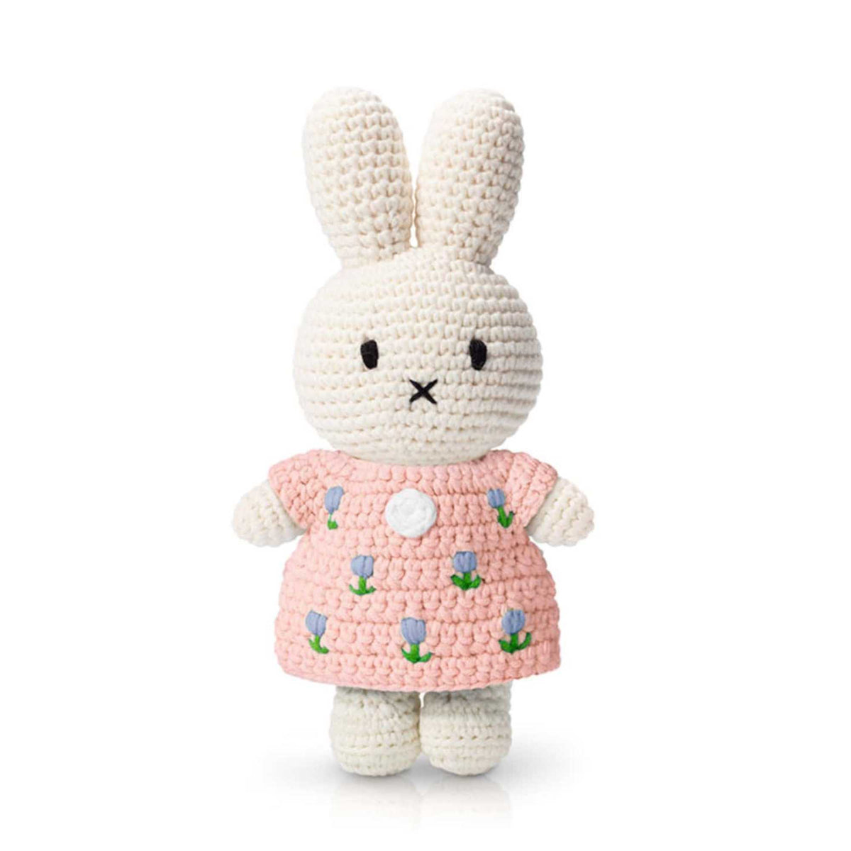 Just Dutch handmade Miffy (25cm), Pastel Pink Tulip Dress | HOMELESS.hk