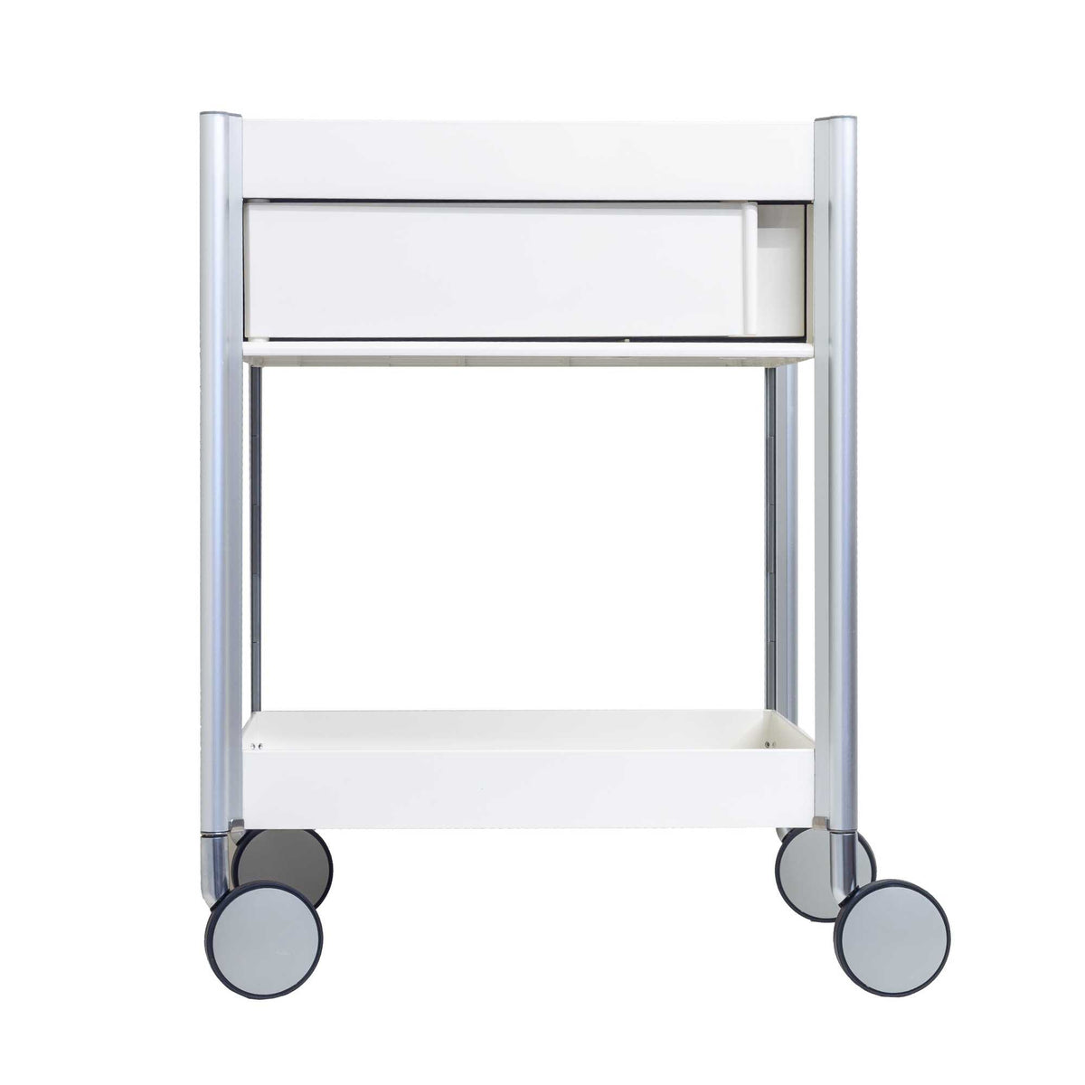Studio Domo Ally Mid 1 Drawer Trolley, white - HOMELESS.hk