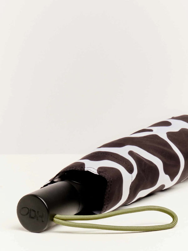 ODH Black & White Ripples Daily Compact Straight Umbrella - HOMELESS.hk