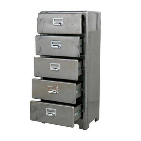 Dulton 5 Drawers Chest, Raw - HOMELESS.hk