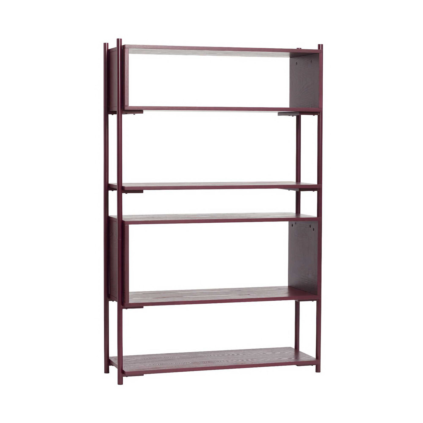 Muuto Stacked Shelf System Configuration 6 , Oak-Grey | HOMELESS.hk