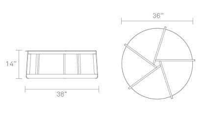 Blu Dot Pi Coffee Table - HOMELESS.hk