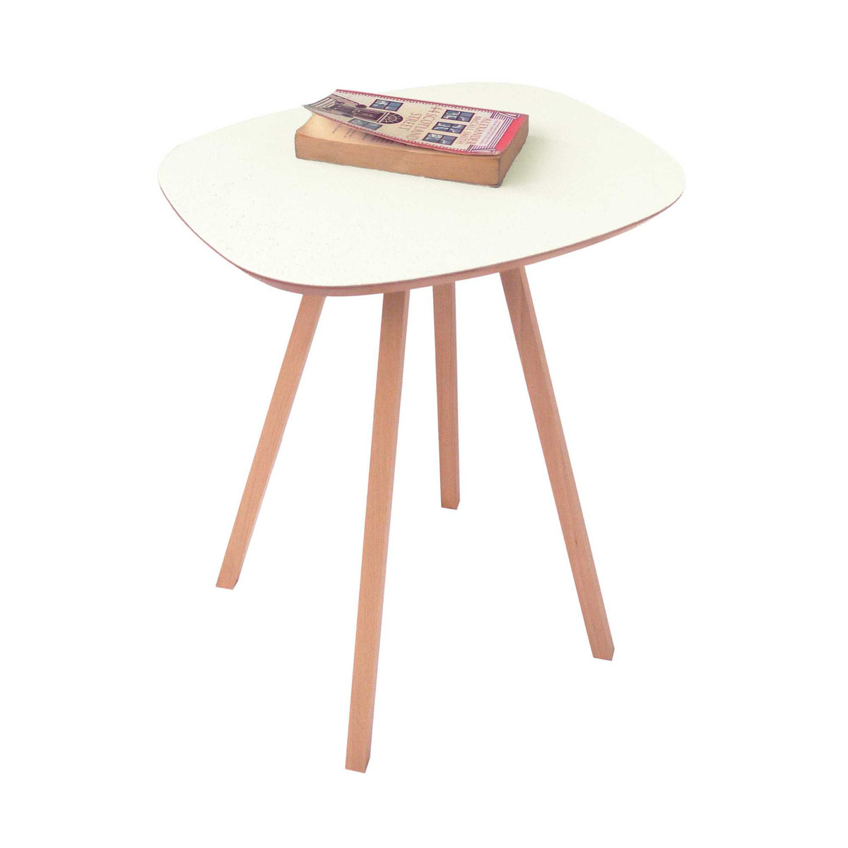 Studio Domo Simple Wood Side Table, ivory | HOMELESS.hk