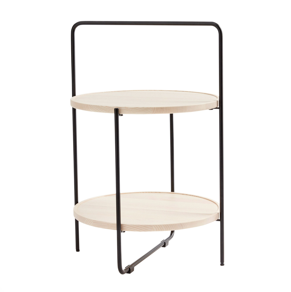 Hay Rebar Rectangular Side Table, Black Marble (L75xW44 cm) | HOMELESS.hk