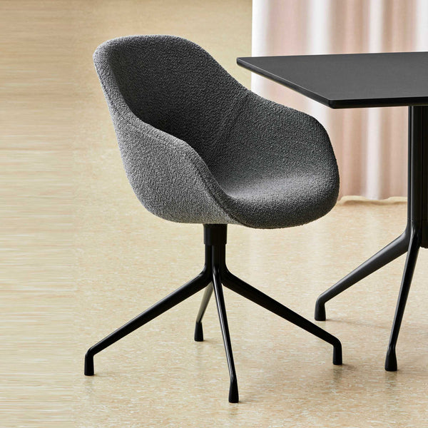 HAY AAC 121 About A Chair, flamiber gray C8/black - HOMELESS.hk