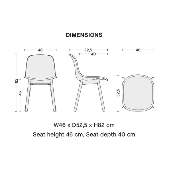 Hay Neu13 Wood Base, cream white/oak matt lacquered - HOMELESS.hk