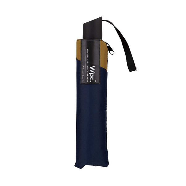 Wpc. Back Protect Mini umbrella, navy/camel - HOMELESS.hk