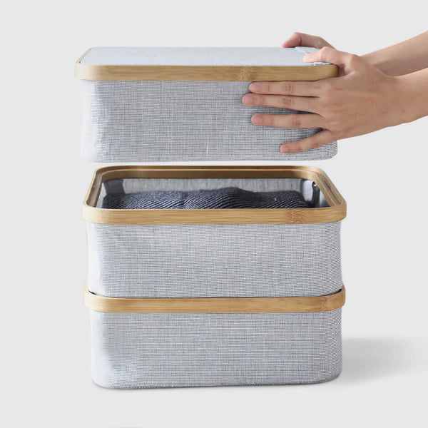 Gudee Kim storage box with lid (4 section) - HOMELESS.hk