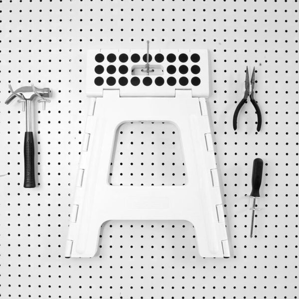 Kikkerland Rhino II Folding Step Stool, White - HOMELESS.hk